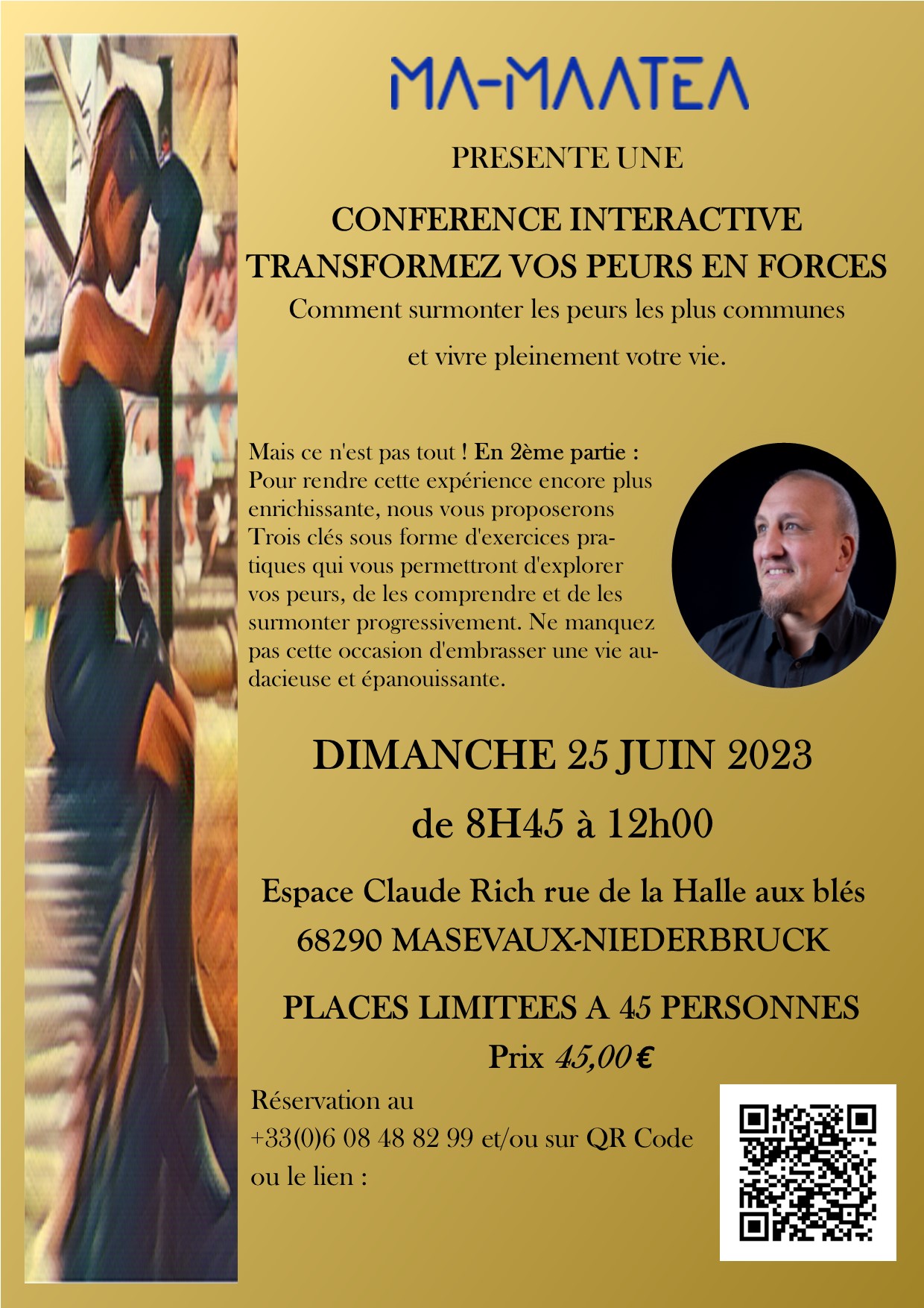 CONFÉRENCE INTERACTIVE « TRANSFORMEZ VOS PEURS EN FORCES » » Yannick ...